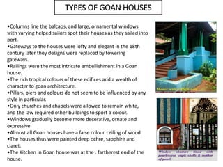 Vernacular Architecture of Goa | PPTX