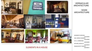 Goa vernacular architecture | PPTX