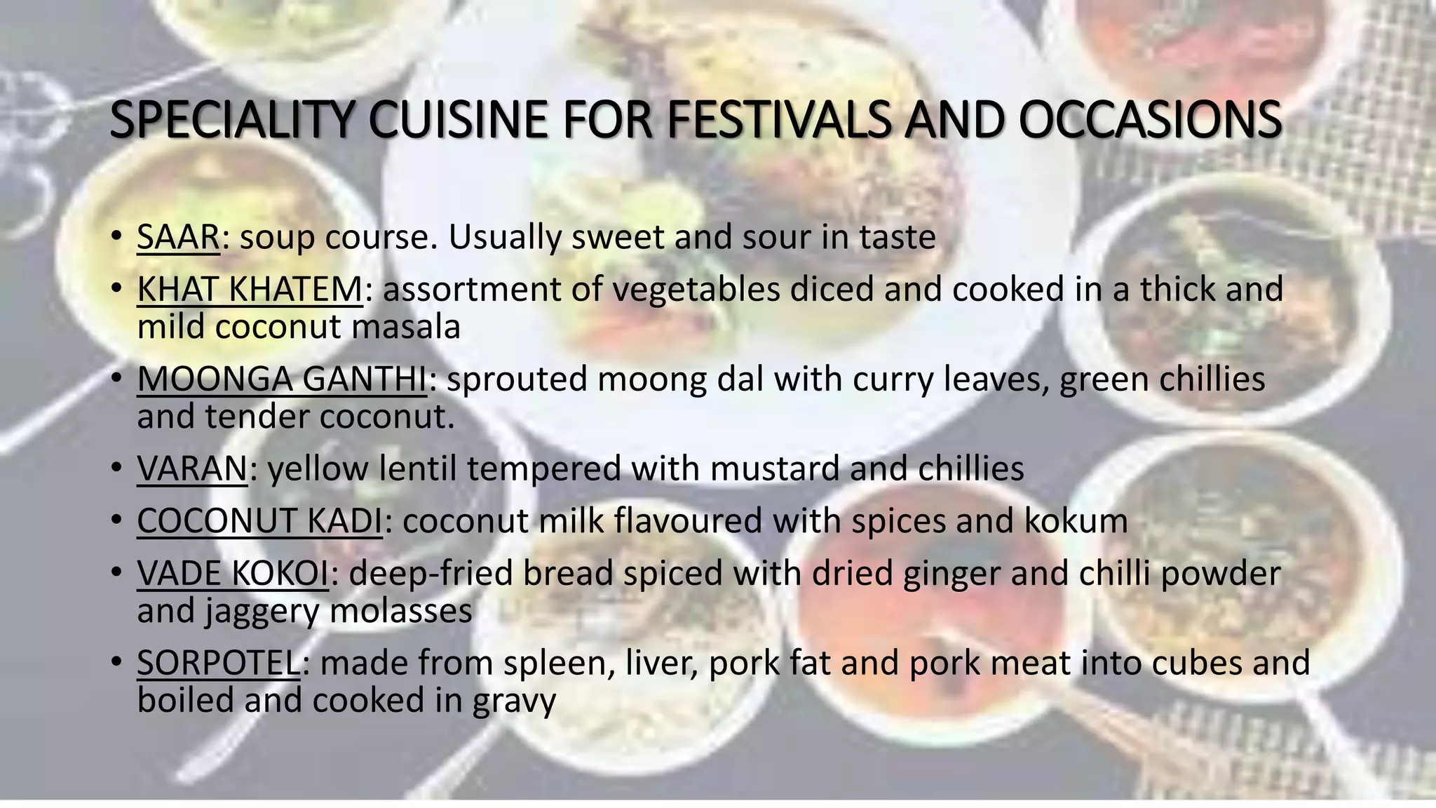 Goa cuisine | PPTX