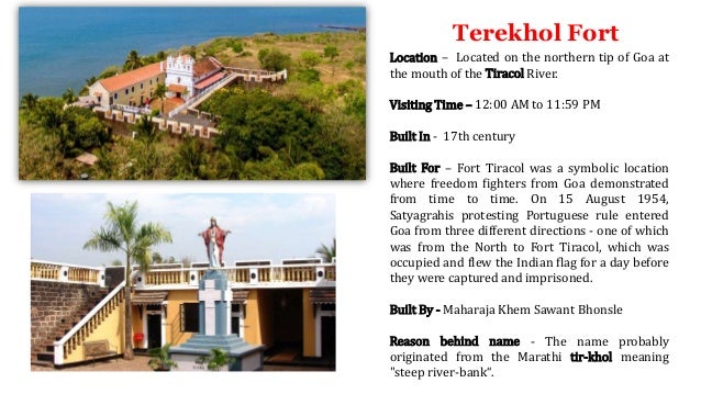 Architecture of Goa forts | PPTX