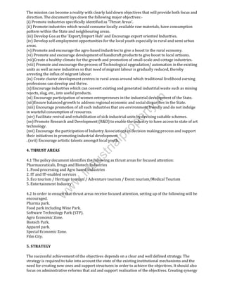 Goa Ind policy 2003-14 | PDF