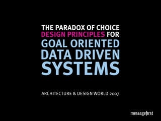 Goal Based Data Driven Design | PDF