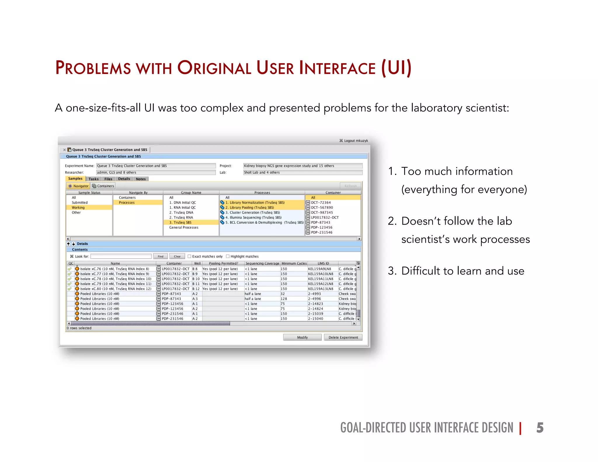 Goal Directed User Interface Design Case Study | PDF