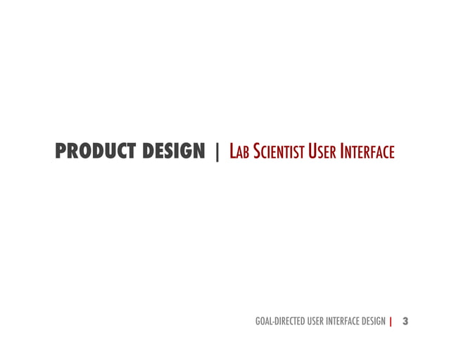 Goal Directed User Interface Design Case Study | PDF