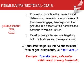 Goal formulation and target setting | PPTX
