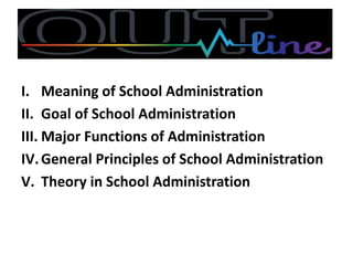 School Governance and Supervision: Goal functions-principles-theory in ...