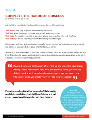 #LeanInTogether: Goal Setting Activity | PDF