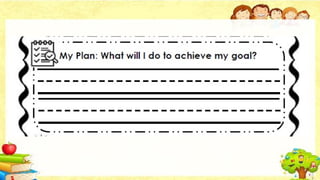 Goal-Setting use this before you start a lesson | PPT