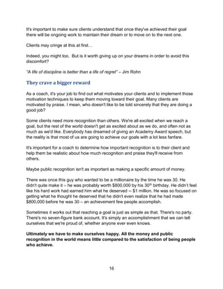 Goal Setting For Coaches | PDF