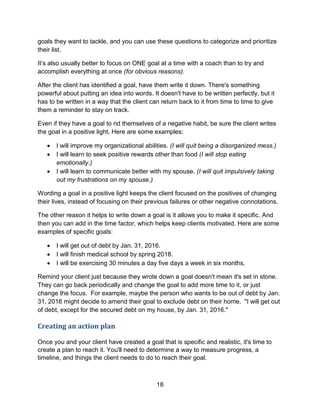 Goal Setting For Coaches | PDF
