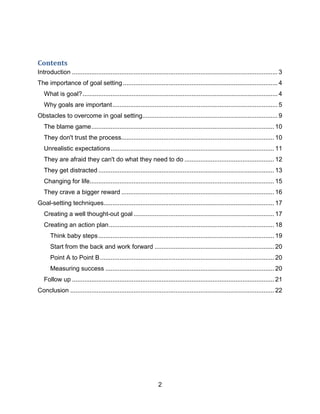 Goal Setting For Coaches | PDF