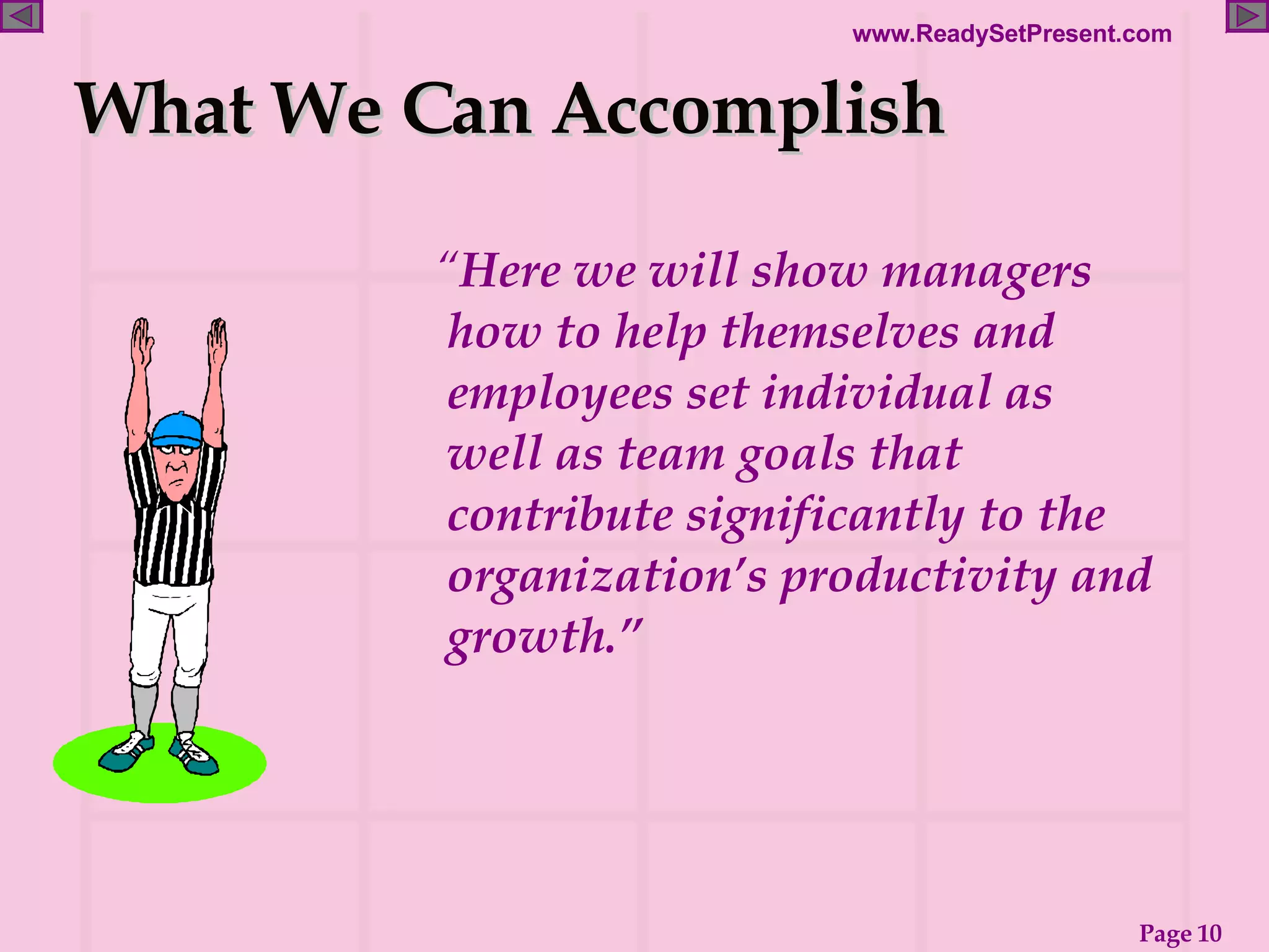 GOAL SETTING POWERPOINT | PPT