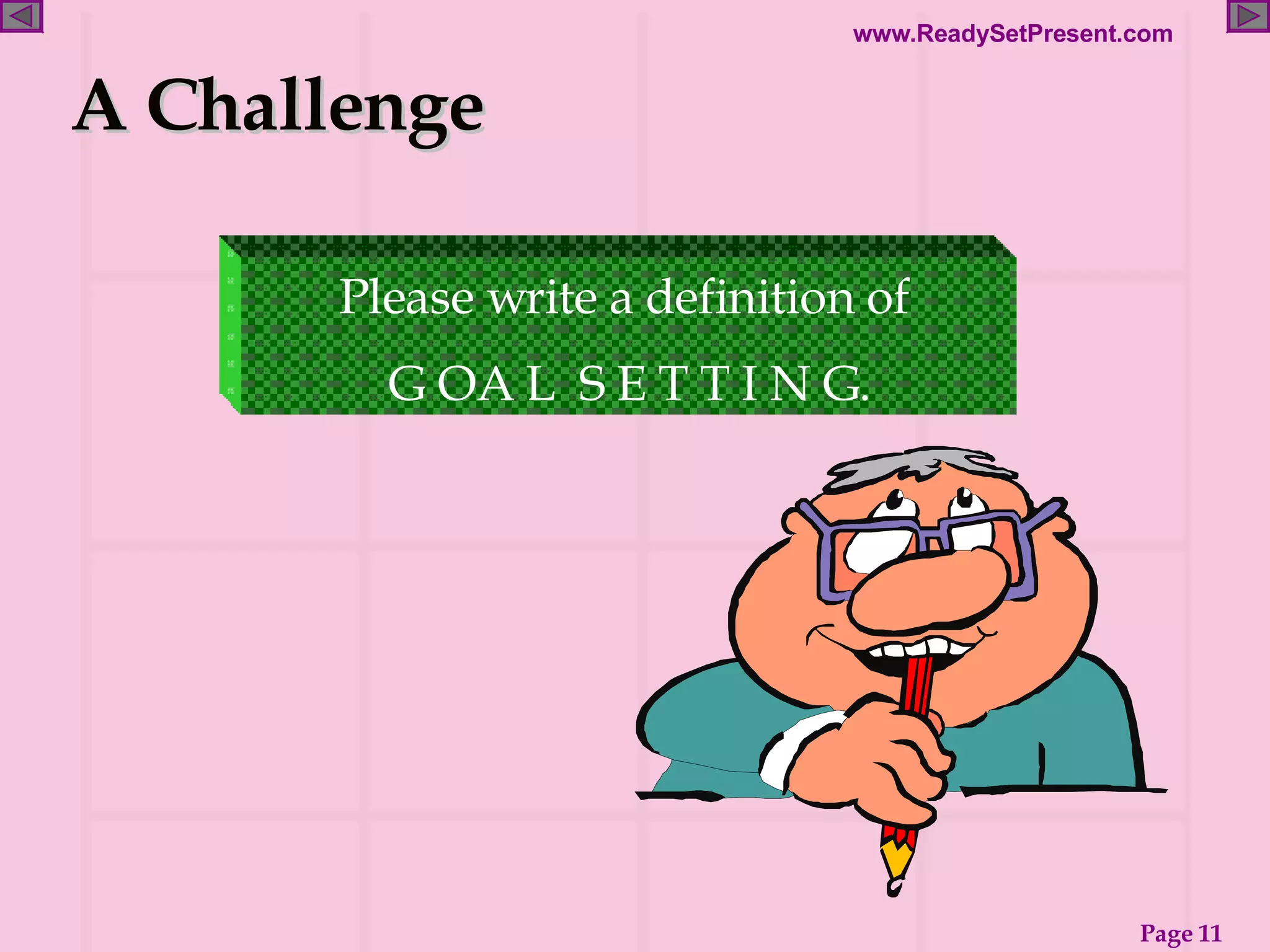 GOAL SETTING POWERPOINT | PPT