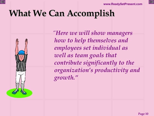 GOAL SETTING POWERPOINT | PPT