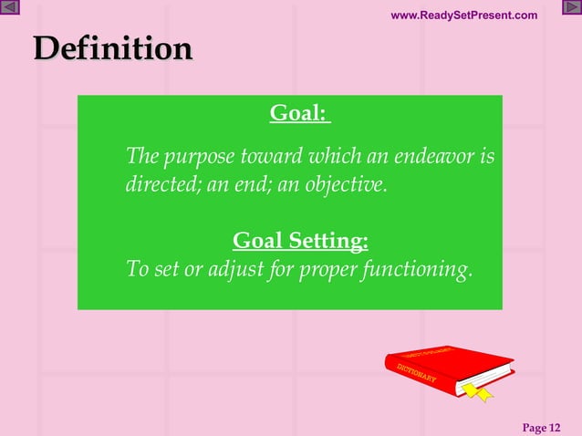 GOAL SETTING POWERPOINT | PPT