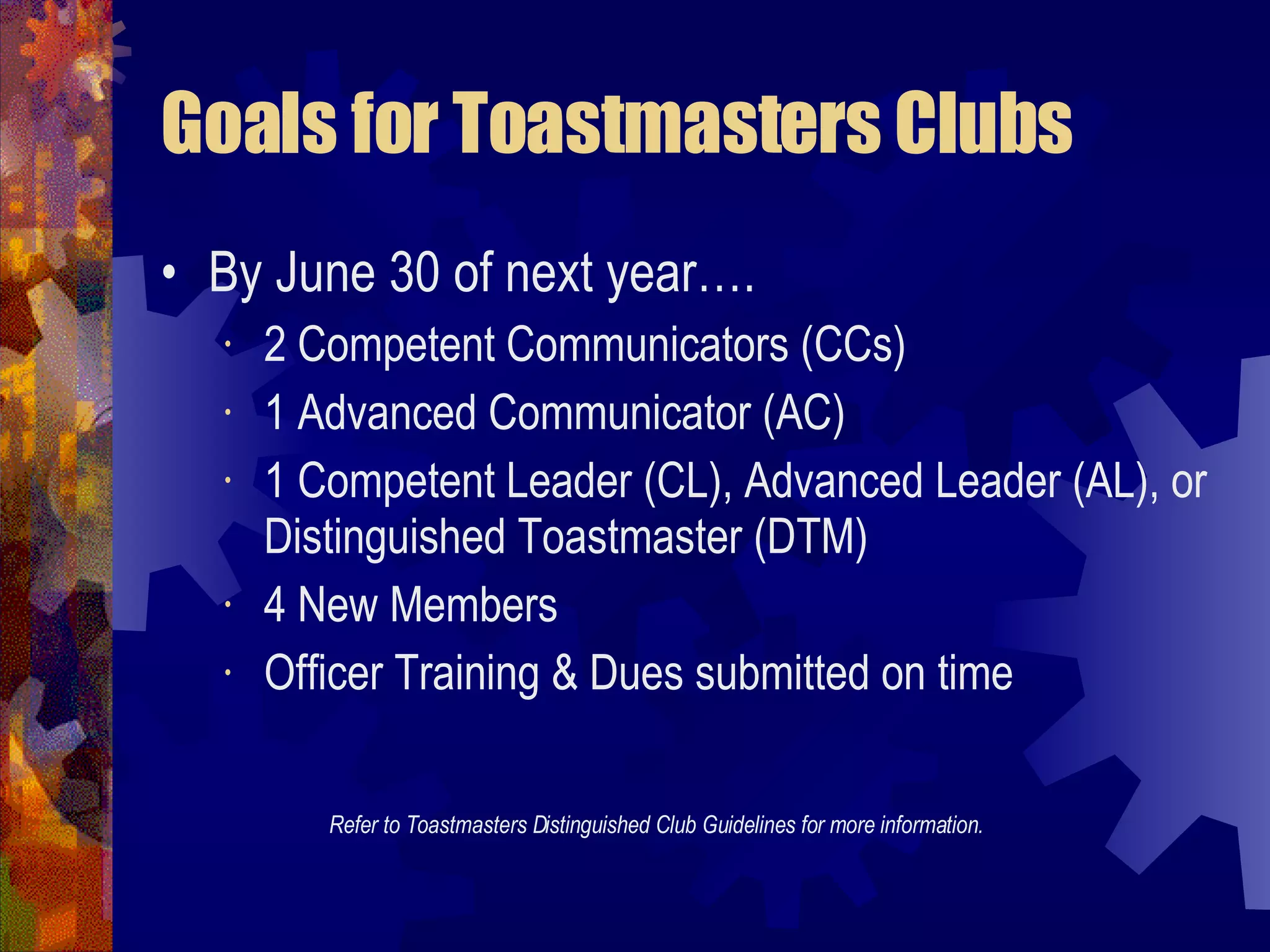 Goal Setting Presentation | PPT