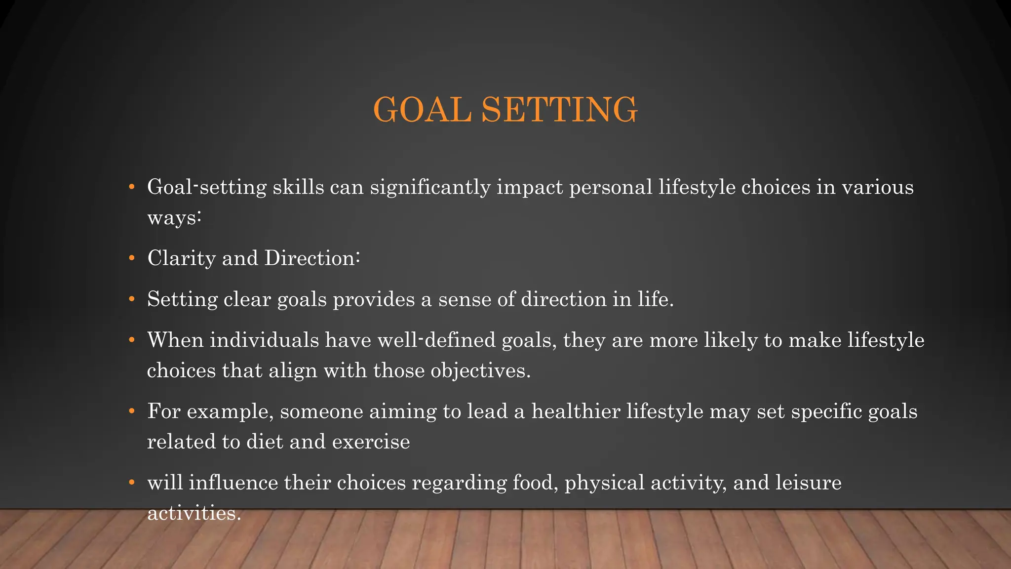 Goal-setting skills Grade nine Life Orientation | PPTX