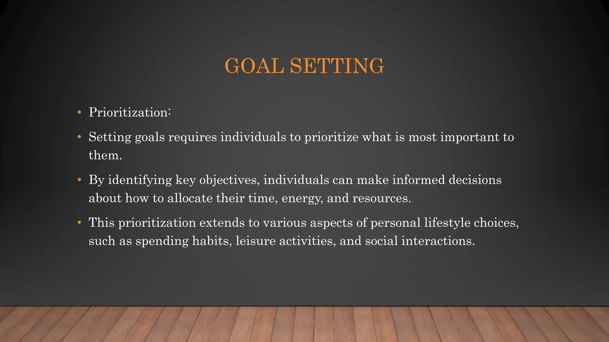 Goal-setting skills Grade nine Life Orientation | PPTX