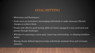 Goal-setting skills Grade nine Life Orientation | PPTX
