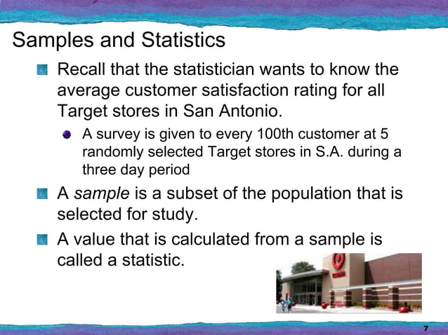 Types of Statistics | PPSX | Science