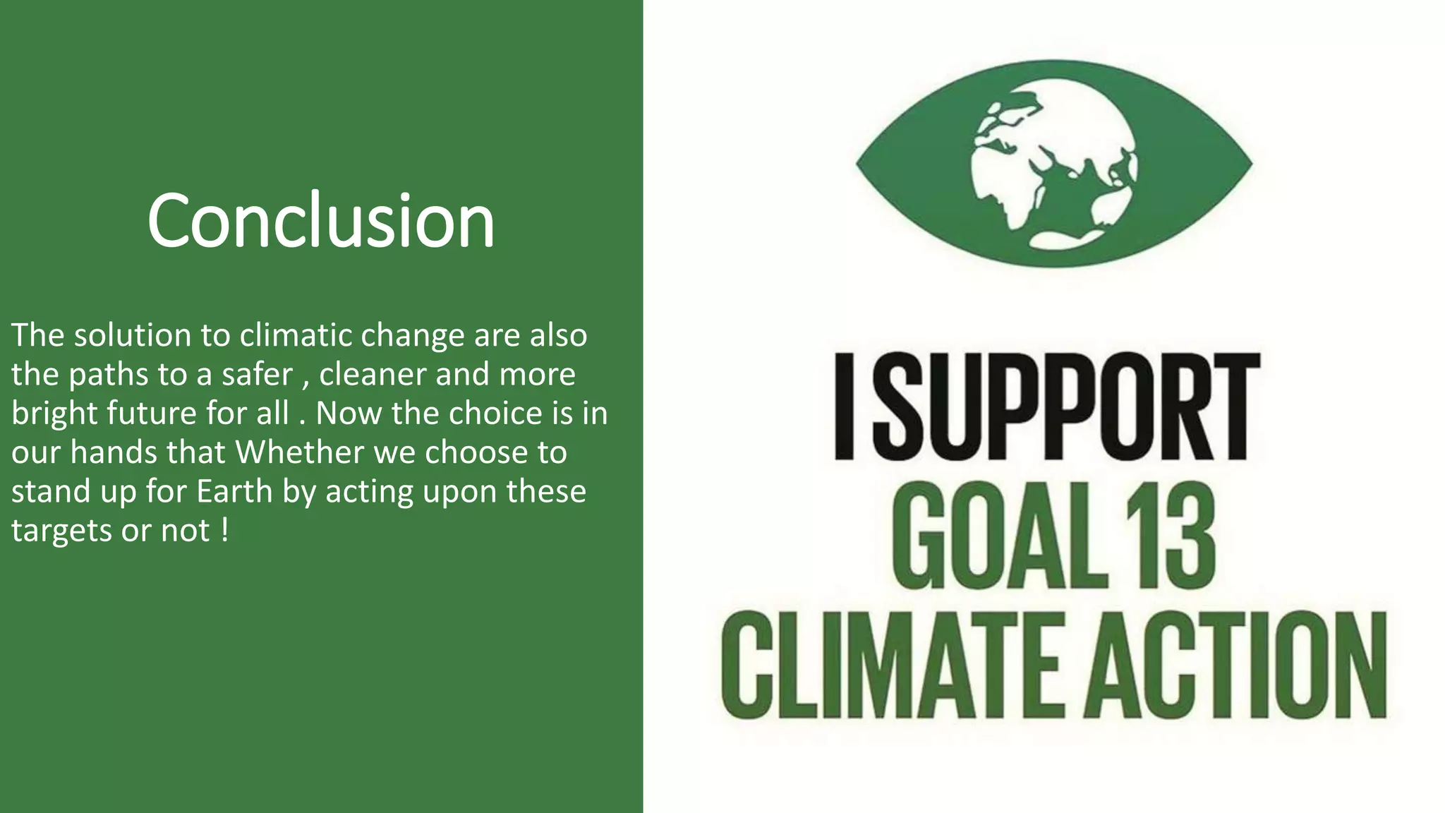 Sustainable Development Goal-13: Climate Action | PPTX