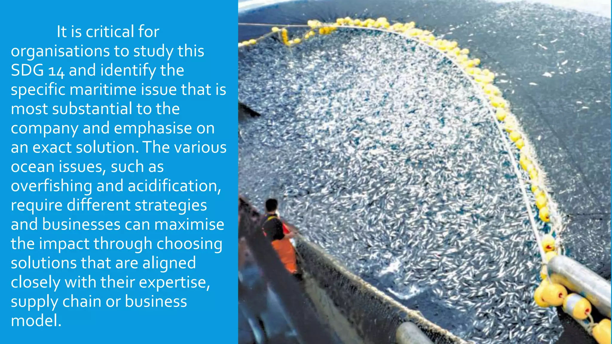 Sustainable development Goal 14: Conserve and sustain the oceans, seas ...