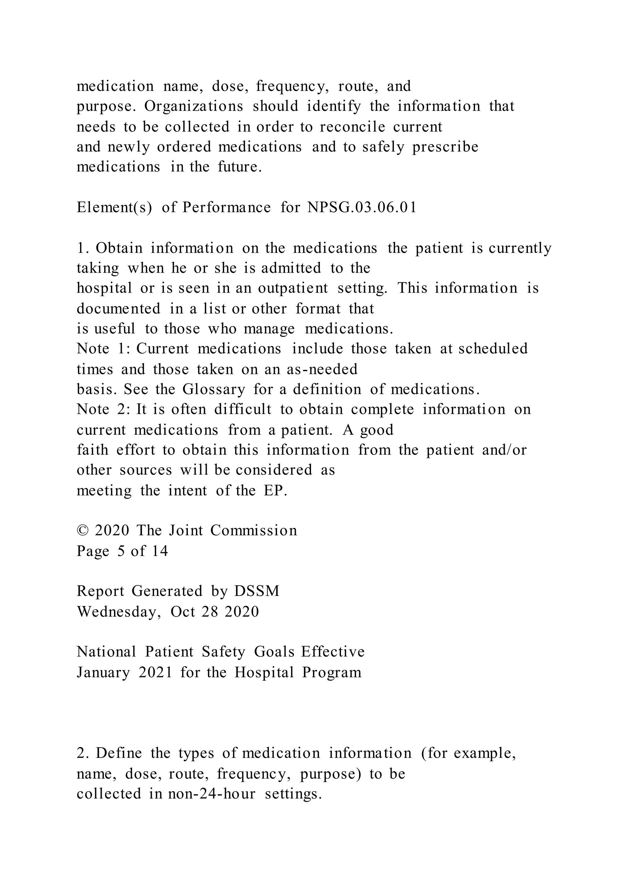 Goal 1 improve the accuracy of patient identification.nps