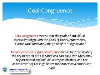 Goal congruence | PPTX