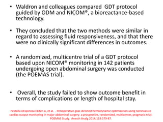 Goal directed fluid therapy | PPTX