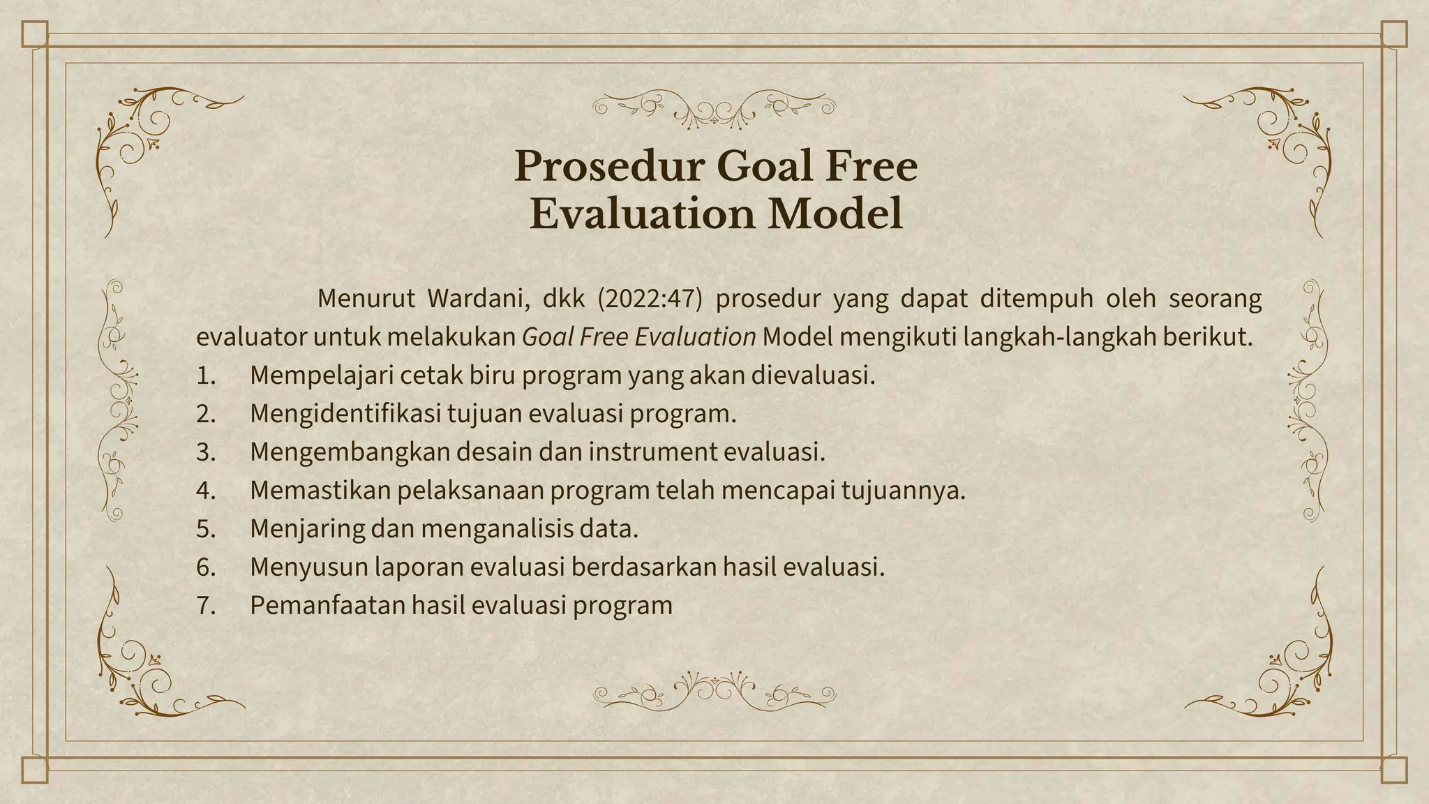 Goal Free Evaluation and Goal Oriented Evaluation.pptx