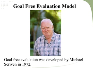 Goal free model | PPT