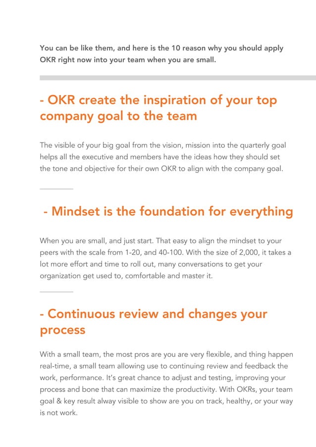 A comprehensive guide to okr | PDF | Human Resources | Business