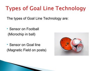 Goal Line Technology | PPT