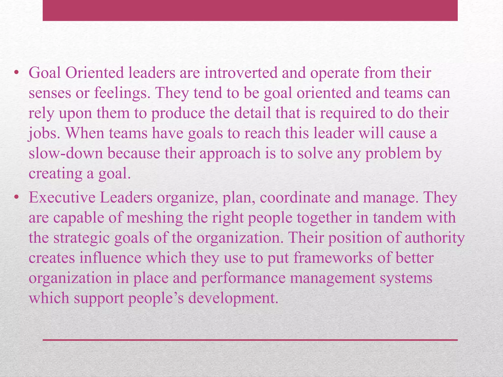 Goal oriented behaviour | PPTX