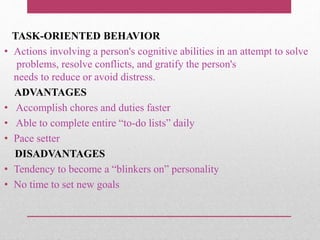 Goal oriented behaviour | PPTX