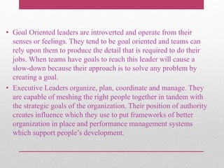 Goal oriented behaviour | PPTX