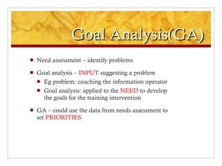 Goal & Performance analysis | PPT