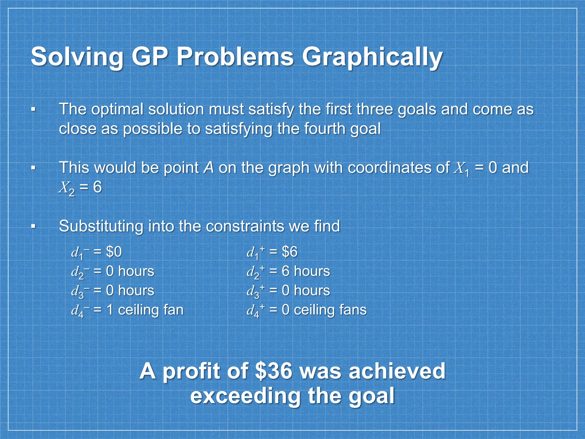 Goal Programming | PPTX