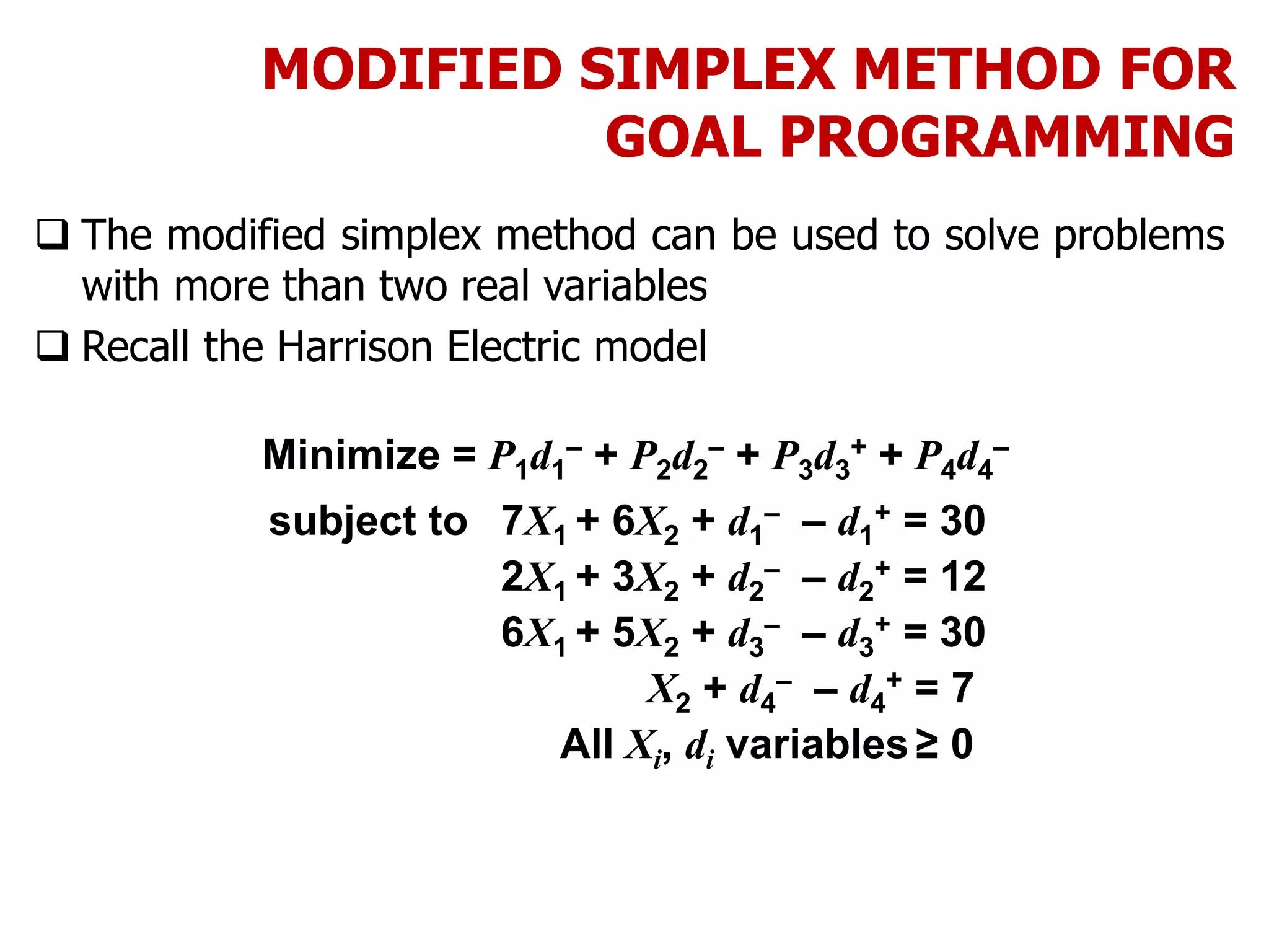 Goal programming | PDF