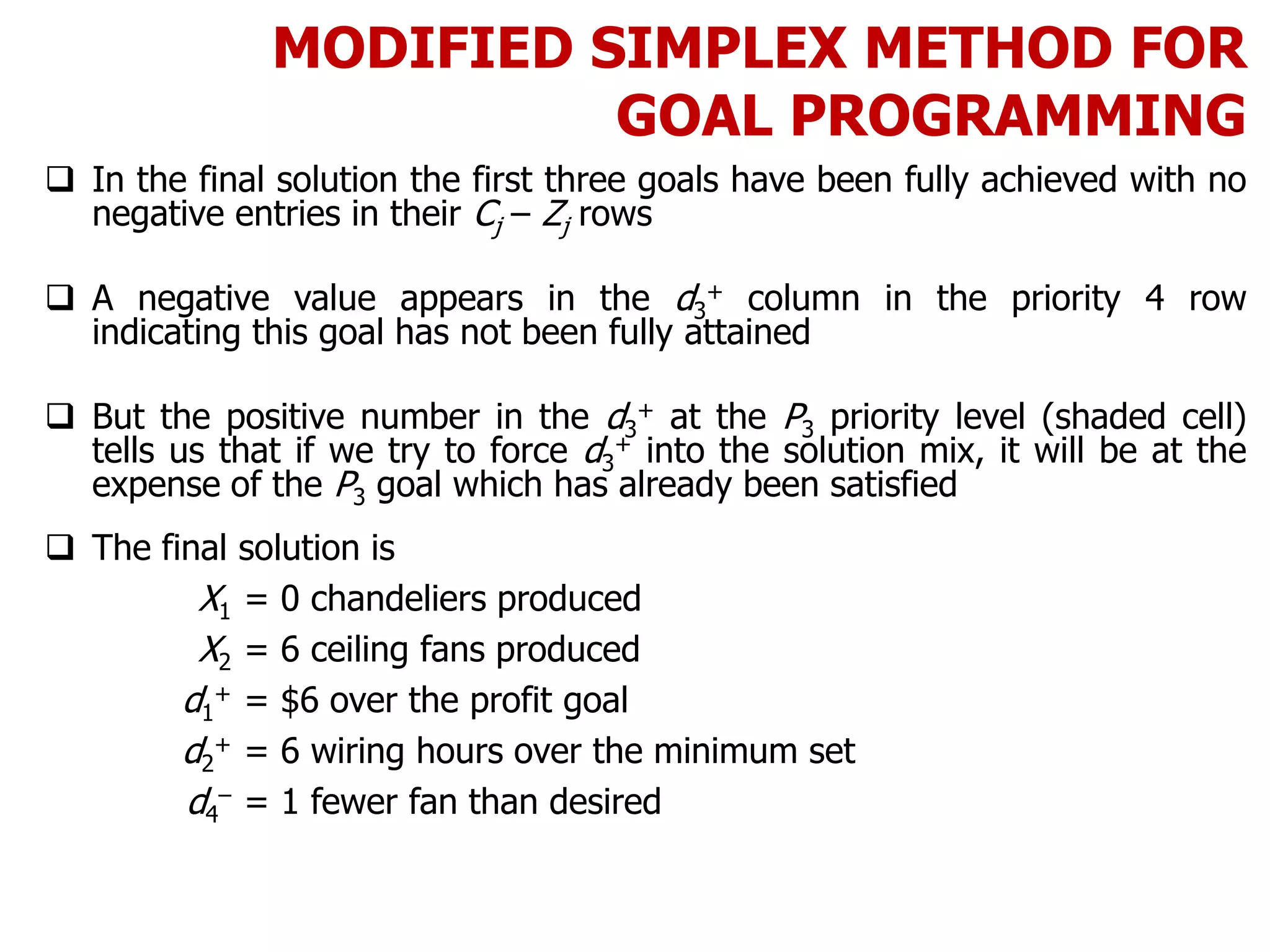 Goal programming | PDF