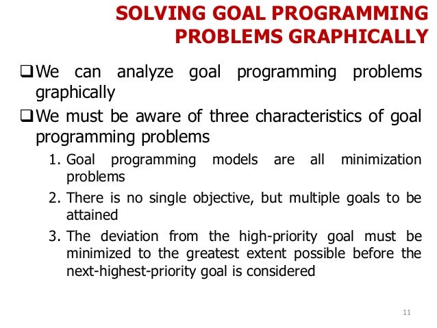 Goal Programming