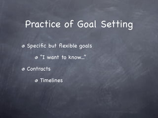 Setting Goals & Providing Feedback | KEY | Educational Assessment ...
