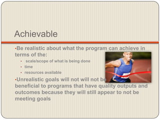 Goals, Objectives, and Logic Models | PPTX