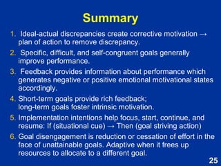 Goal setting and goal striving | ODP