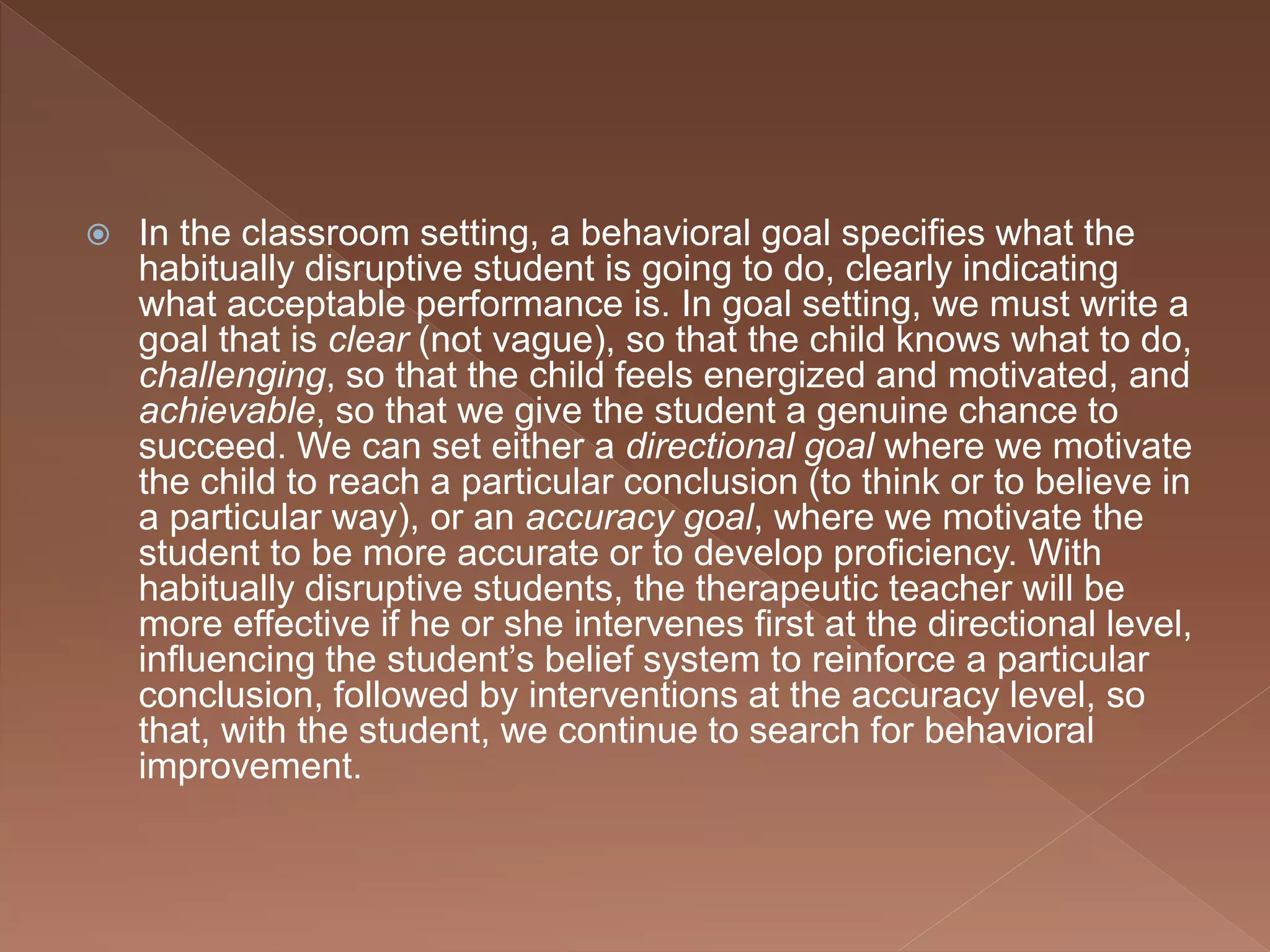 Using Goals to Improve Students' Motivation | PPTX