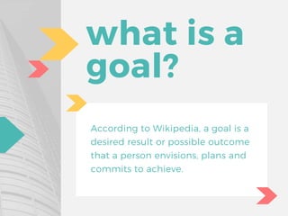 Setting, Assessing and Reaching Your Goals | PPTX