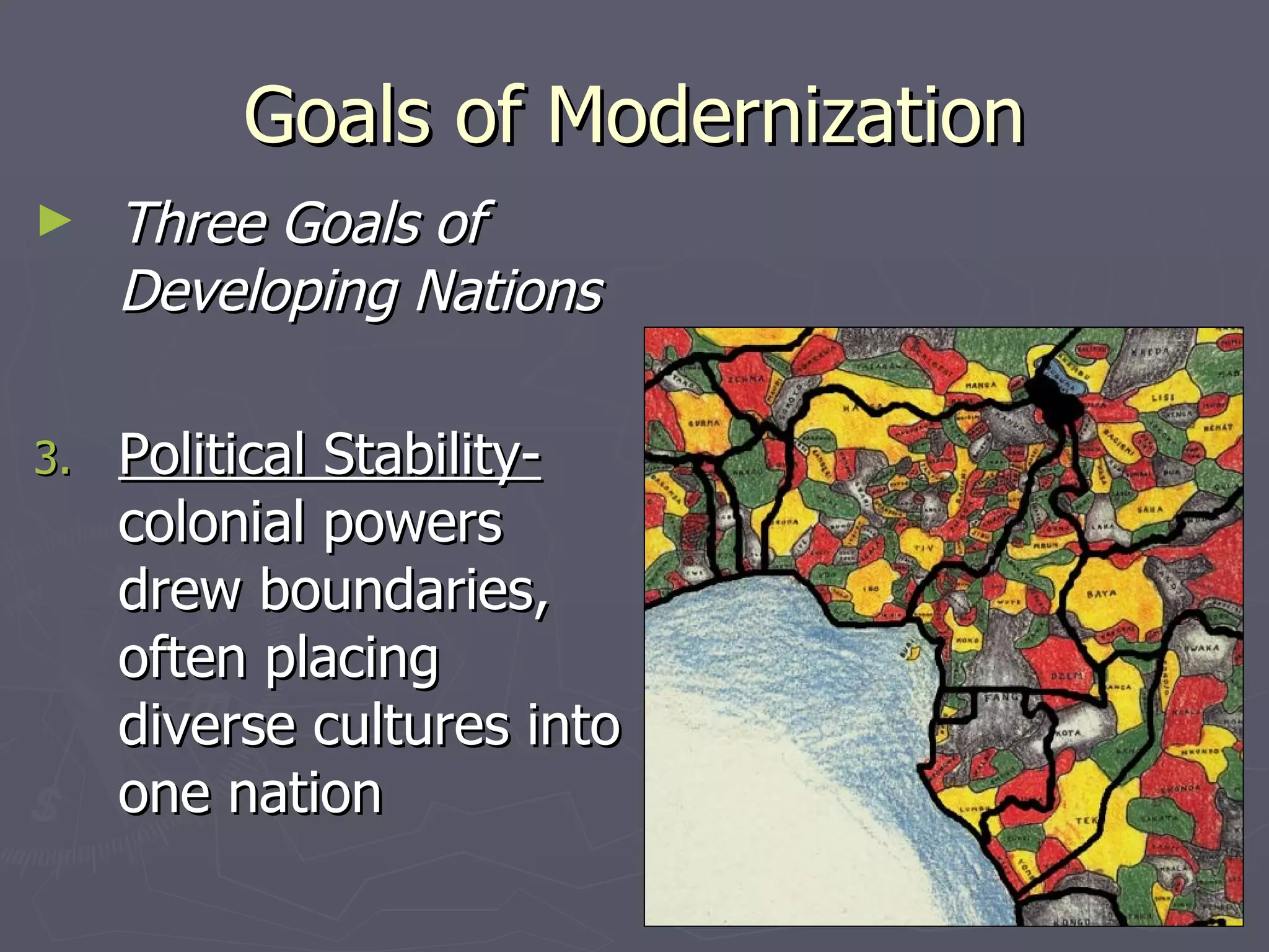 Goals Problems Of Modernization | PPT