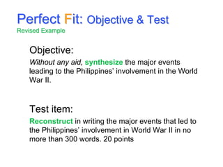 Writing Goals And Objectives and the Perfect Fit | PPT