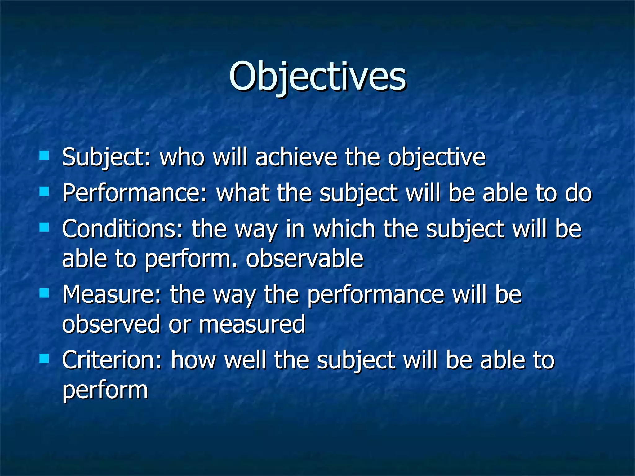 Goals And Objectives in a Language Course | PPT