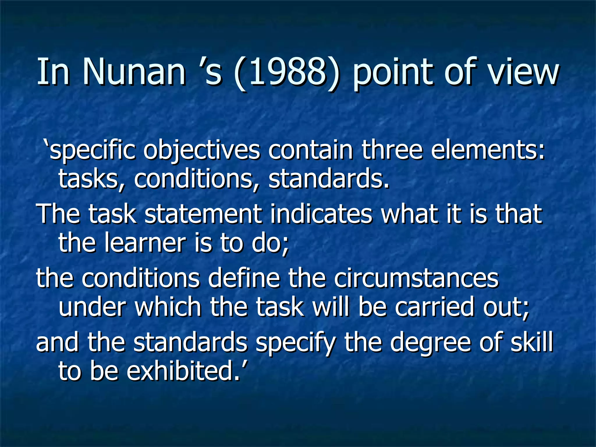 Goals And Objectives in a Language Course | PPT